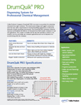 Product Sheet: DrumQuik® PRO Dispense System: Chemical Dispensing