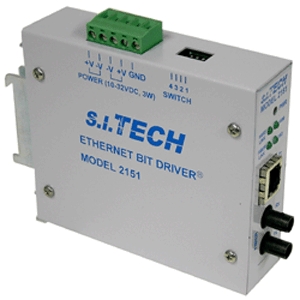 S.I. Tech Introduces Industrial Ethernet To Fiber Optic Bit-Driver