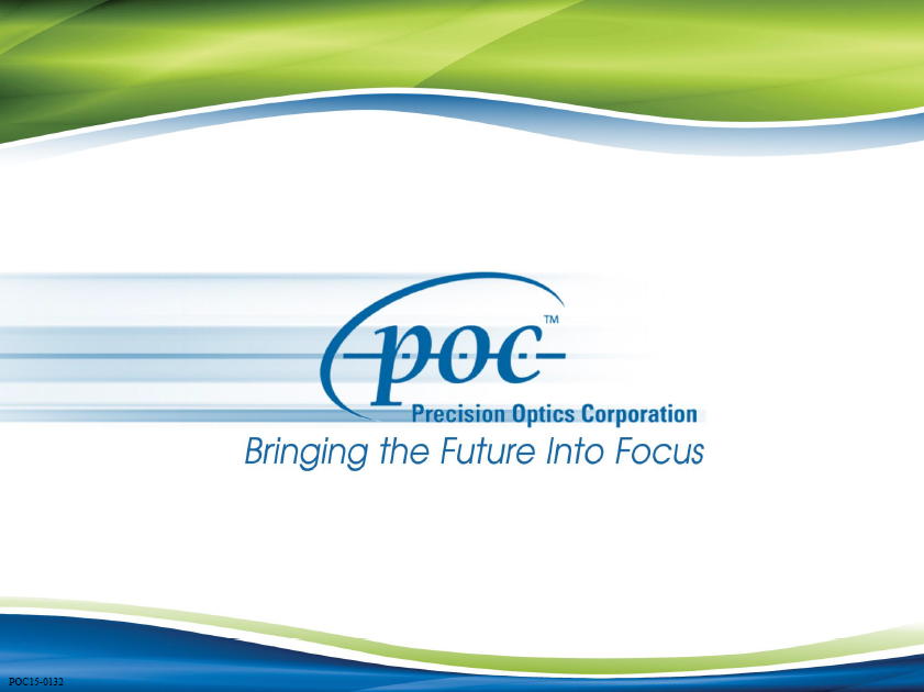 Precision Optics Corporation Brochure