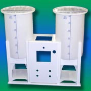 Cylindrical, Open-Top, Cone-Bottom Tanks