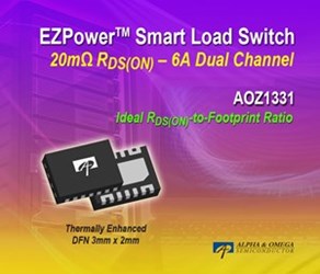 Alpha And Omega Semiconductor Offers Dual-Channel EZPower Smart Load ...
