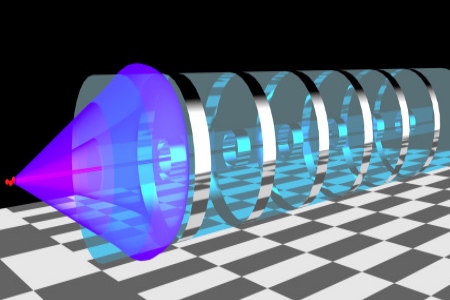 Light Bending Material Facilitates The Search For New Particles