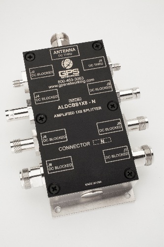 GPS Active Antenna Splitter 1X8