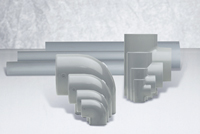 PVC And CPVC Schedule 80 Piping System With Large Diameter Molded Fittings