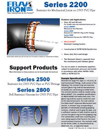 Brochure: Series 2200 MEGALUG Mechanical Joint Restraint For C905 PVC Pipe