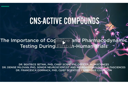 Cognitive And Pharmacodynamic Testing During First-In-Human CNS Trials
