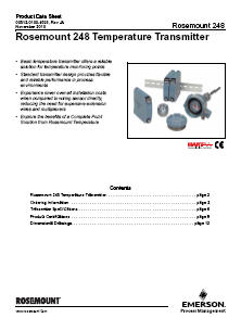 Datasheet: 248 Temperature Transmitter