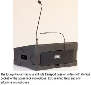 Anchor Audio's New Ensign Pro Portable Tabletop Lectern With Sound ...