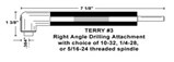 Terry #3 Right Angle Drilling Attachment