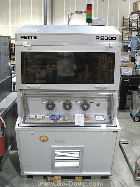 Used Fette P2000 Tablet Press