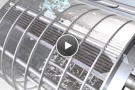 HUBER Drum Screen LIQUID