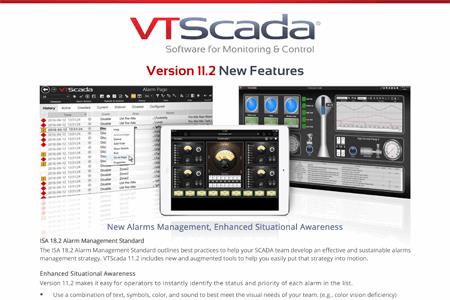 VTScada Version 112 New Features