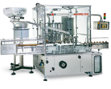 Medium Speed Rotary Filling & Closing Machine: MULTIFILL F500 Series