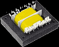 Low Profile Split Bobbin PC Board Transformers