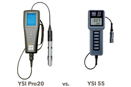 YSI Pro20 Handheld DO Comparison Vs YSI 55 Handheld DO