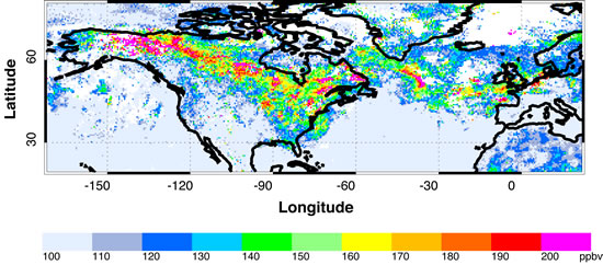 NCAR Analysis Shows Widespread Pollution From 2004 Wildfires
