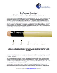 Grit Removal Essentials