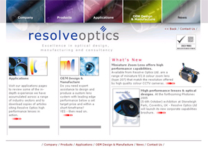 Online Resource For Specialist Lenses And Optical Designs Launched