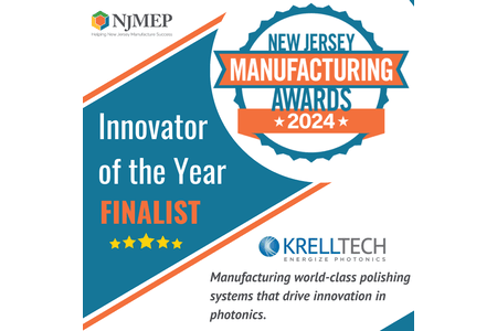 Krell Technologies Finalist For Innovator Of The Year At The New Jersey Manufacturing Awards 2024