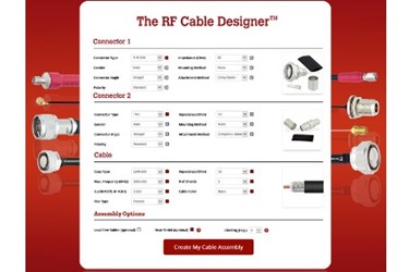 Fairview Microwave Introduces New Online RF Cable Designer™ Tool