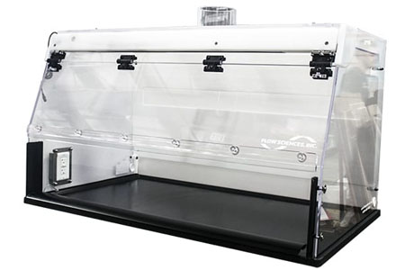 Powder Containment Enclosure With LED Lighting