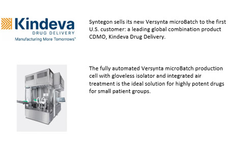 CDMO Kindeva Drug Delivery Installs First Syntegon Versynta microBatch ...
