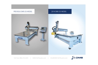 2014 DMS D3 3-Axis CNC Router Announced By Diversified Machine Systems ...