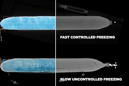 Using X-Ray View To See Optimal Freezing Results