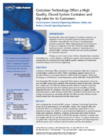 Closed-System Chemical Dispensing Enhances Safety And Reduces Overall ...