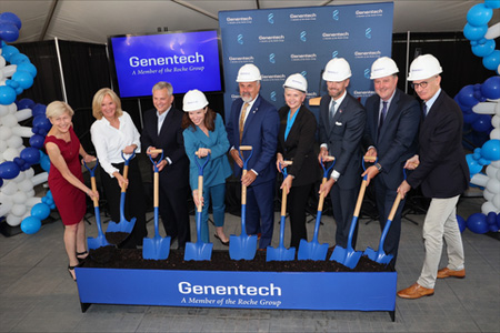Genentech And Roche Breaks Ground On New Drug Manufacturing Facility In ...