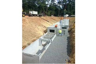 17000 Cubic Foot Stormwater Detention And Sand Filter System Installed ...