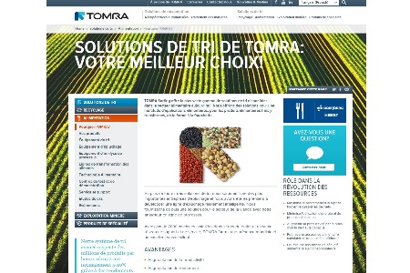 TOMRA widens reach with launch of French-language website