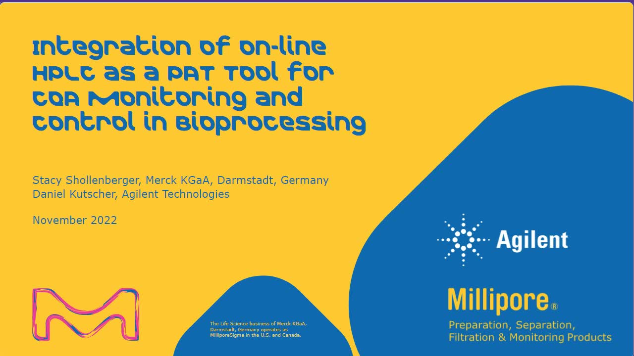 Integration Of On-Line HPLC As A PAT Tool For CQA Monitoring And ...
